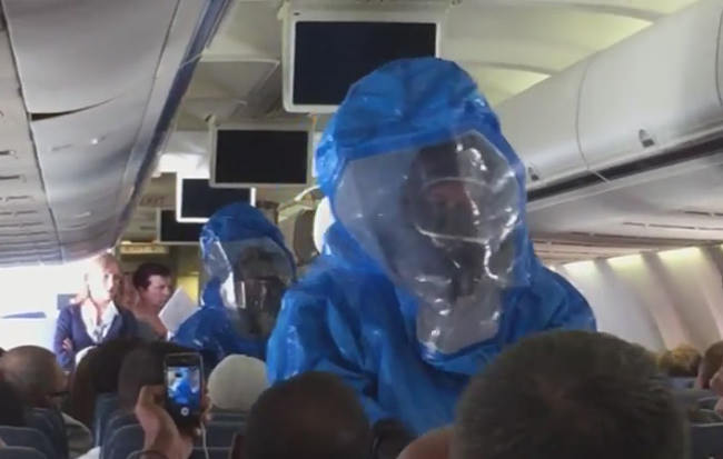 Ebola joke gets man escorted off plane (Video) - Canada Journal - News ...